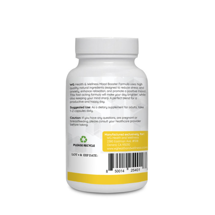 Mood Booster Dietary Supplement | WG Health & Wellness